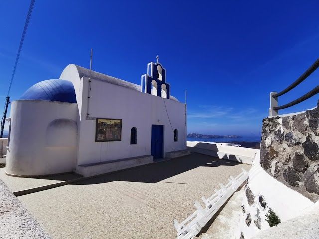 Visit the Church of Timios Stavros | Santorini - What to Expect ...